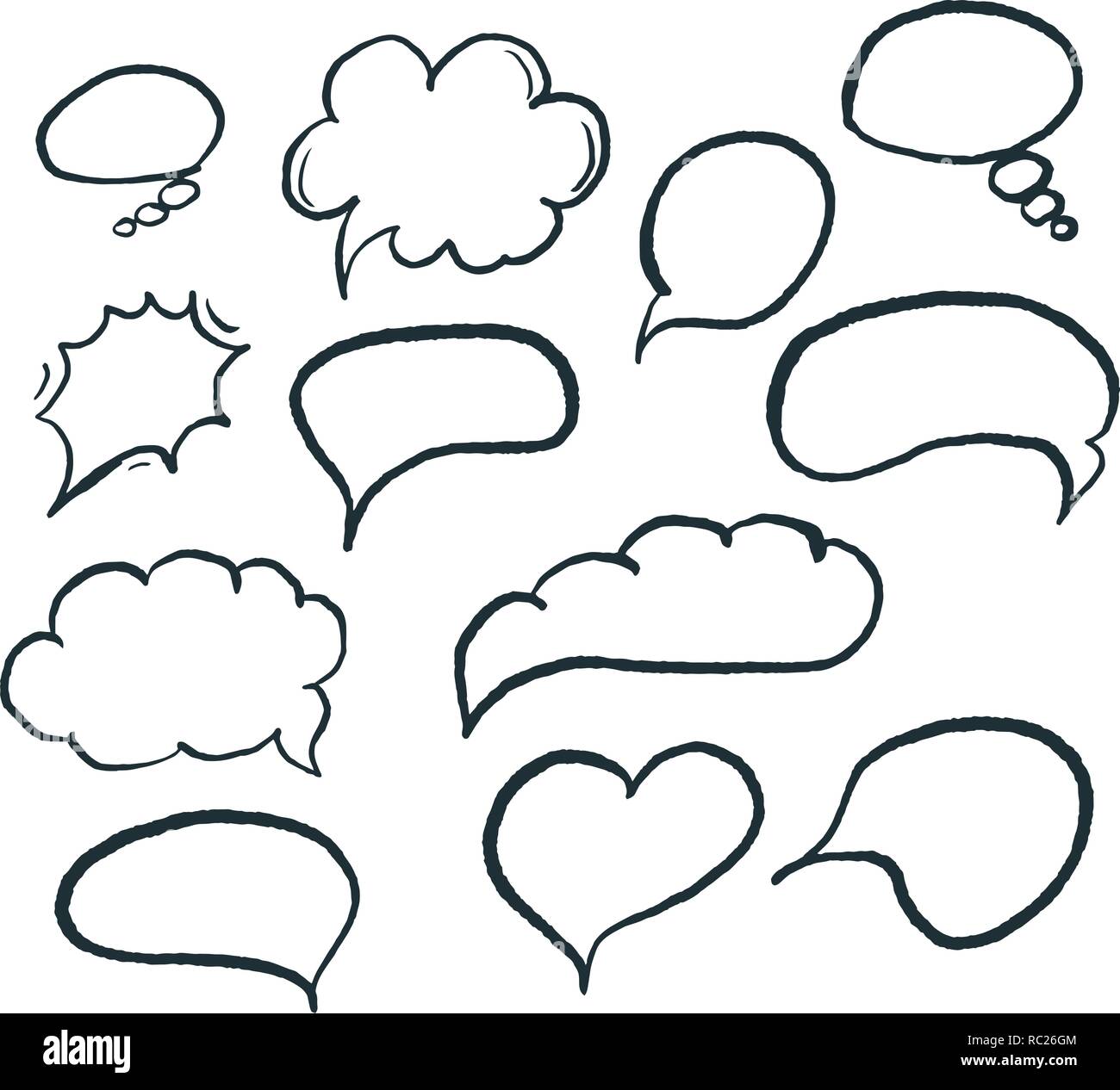 Speech Bubbles To Write In