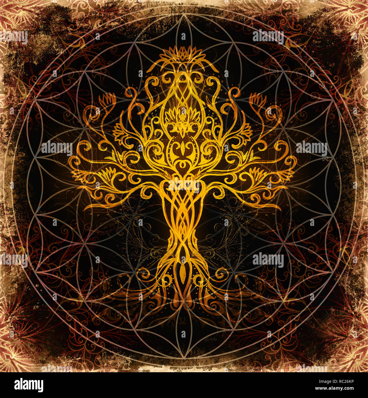 Flower Of Life Symbol Wallpaper