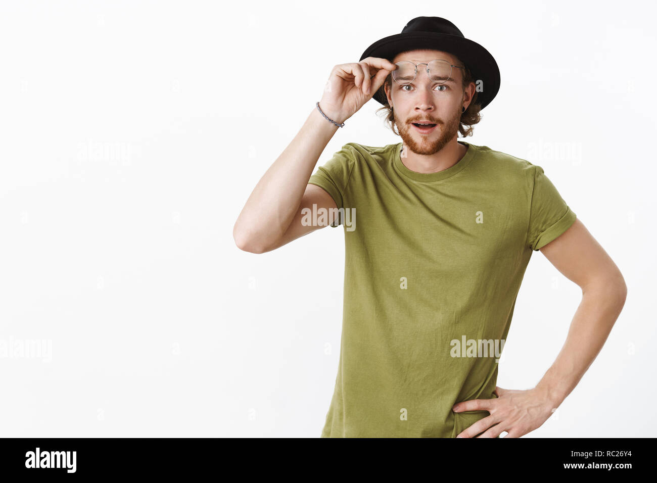 Man taking off hat hi-res stock photography and images - Alamy