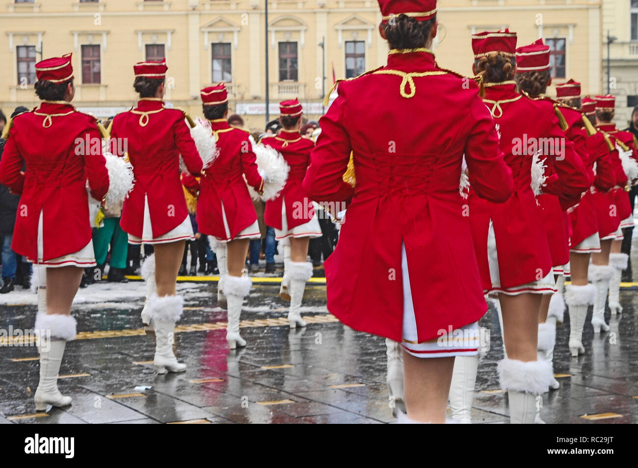 Majorettes parade hi-res stock photography and images - Alamy