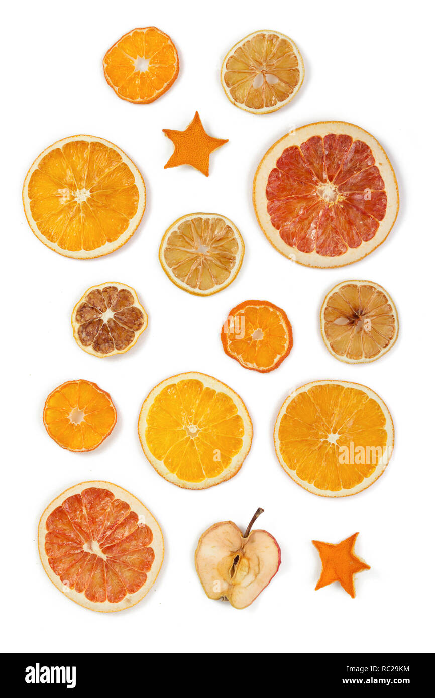 dried fruit isolated on white background Stock Photo - Alamy