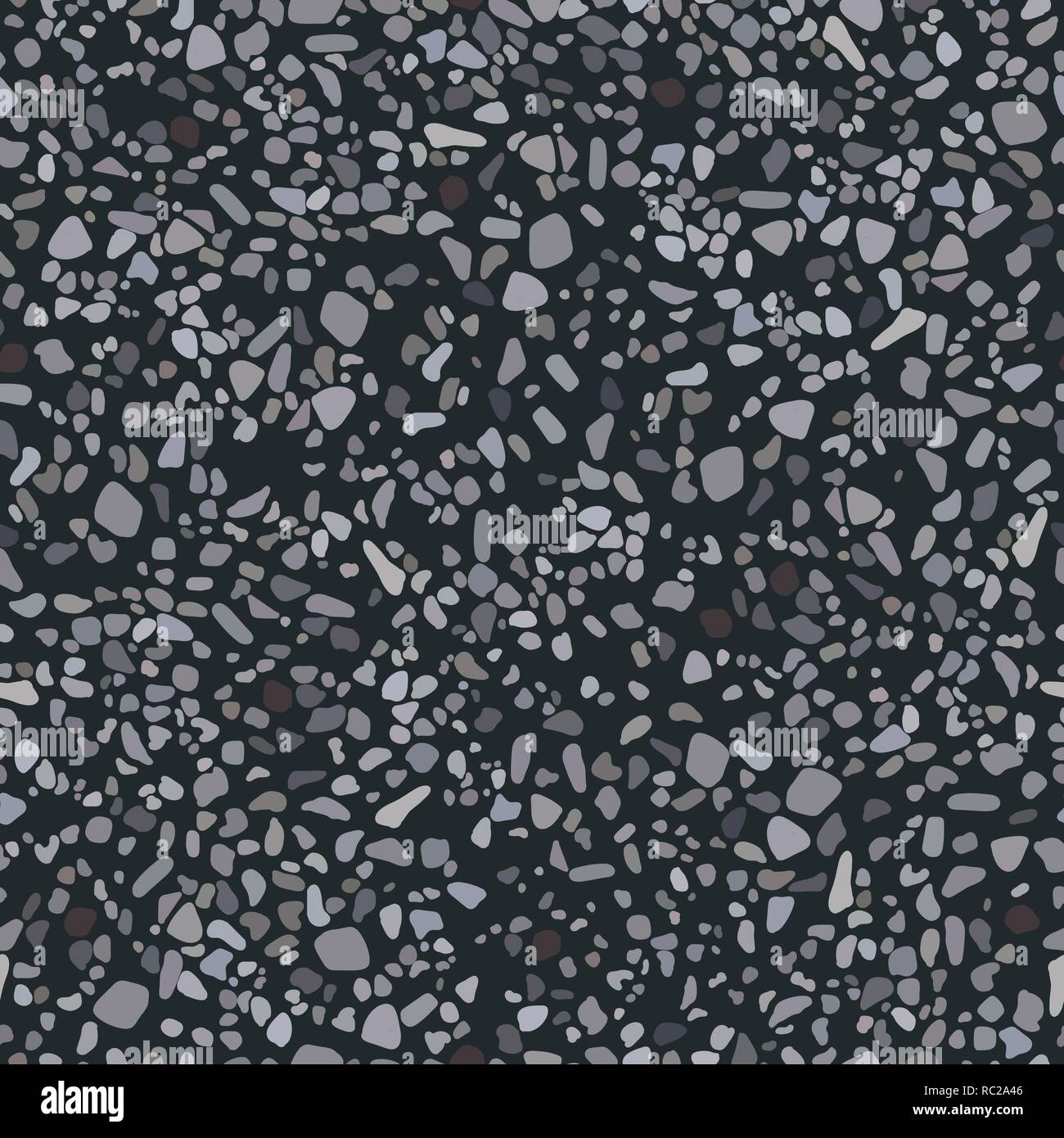 The texture of the asphalt road. Vector illustration. Seamless pattern ...