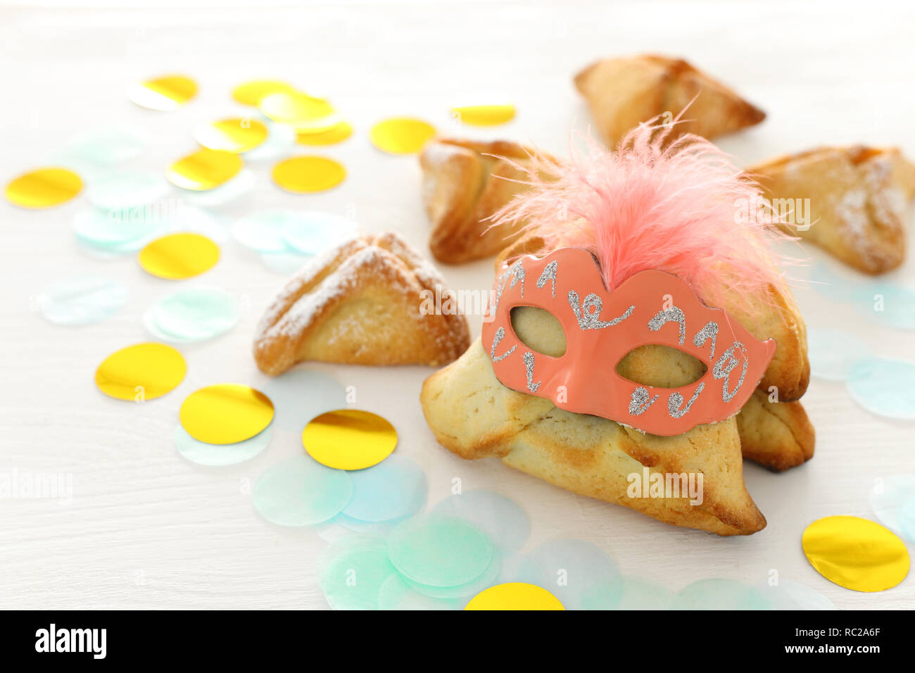 Purim celebration concept (jewish carnival holiday). Traditional ...