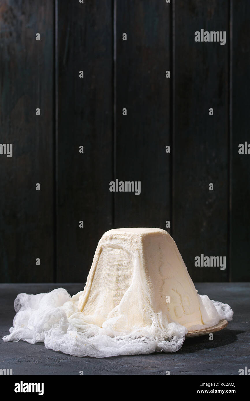 Cottage cheese dessert Paskha Stock Photo - Alamy