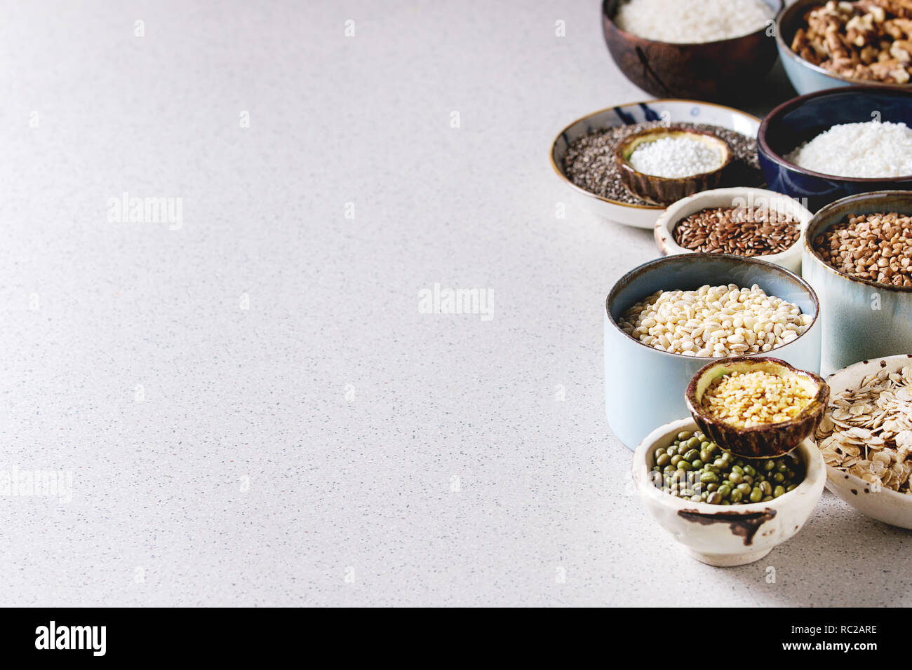Variety of grains Stock Photo - Alamy