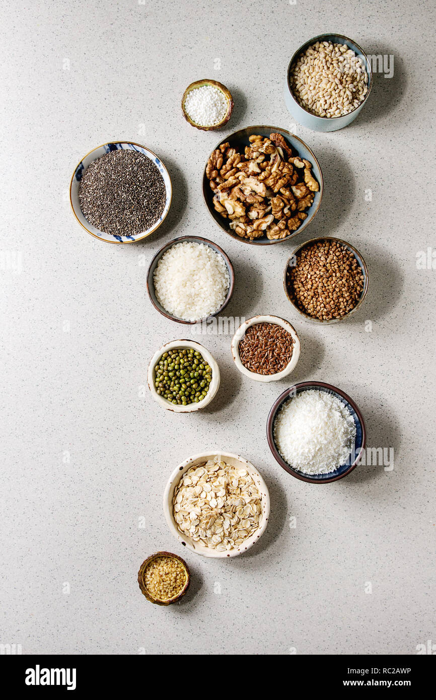 Variety of grains Stock Photo - Alamy