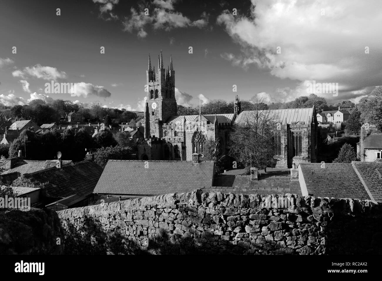 Autumn view of St John the Baptist Church, known as the Cathedral of ...
