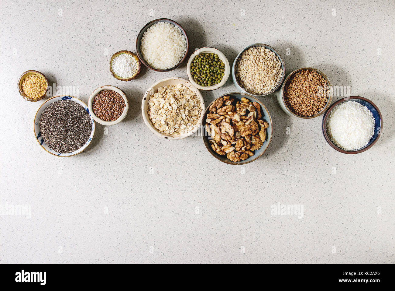 Variety of grains Stock Photo - Alamy