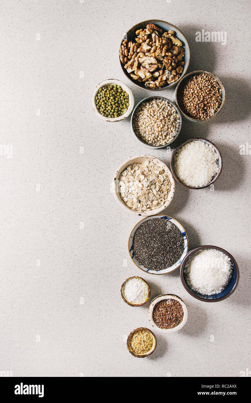 Variety of grains Stock Photo - Alamy