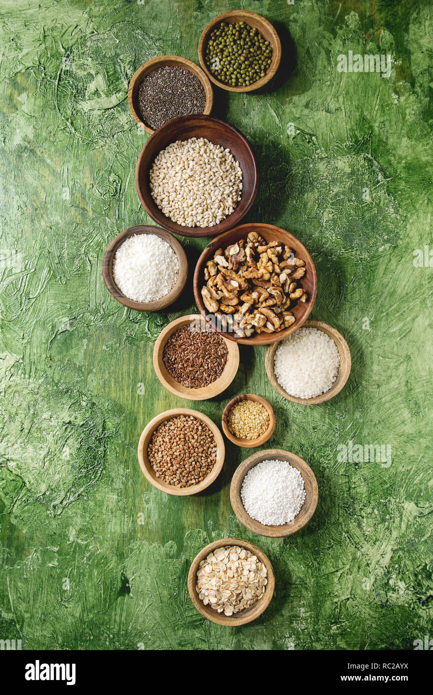 Variety of grains Stock Photo - Alamy