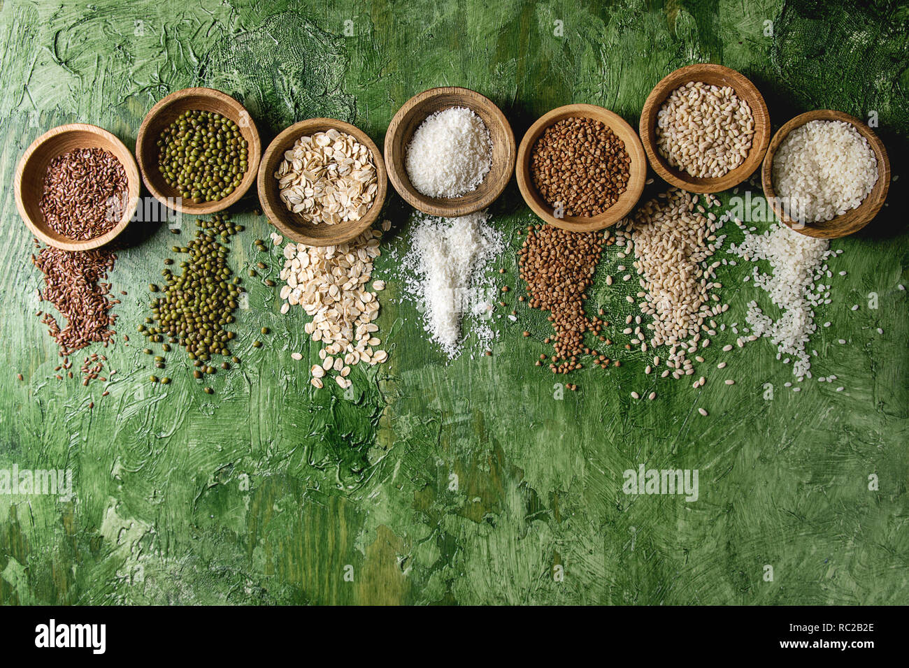 Variety of grains Stock Photo - Alamy