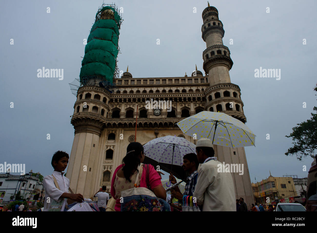 A view of Charminar in Hyderabad Stock Photo - Alamy