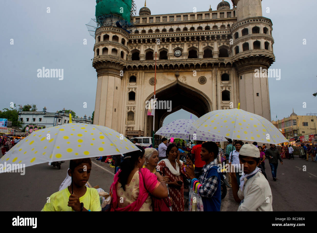 A view of Charminar in Hyderabad Stock Photo - Alamy