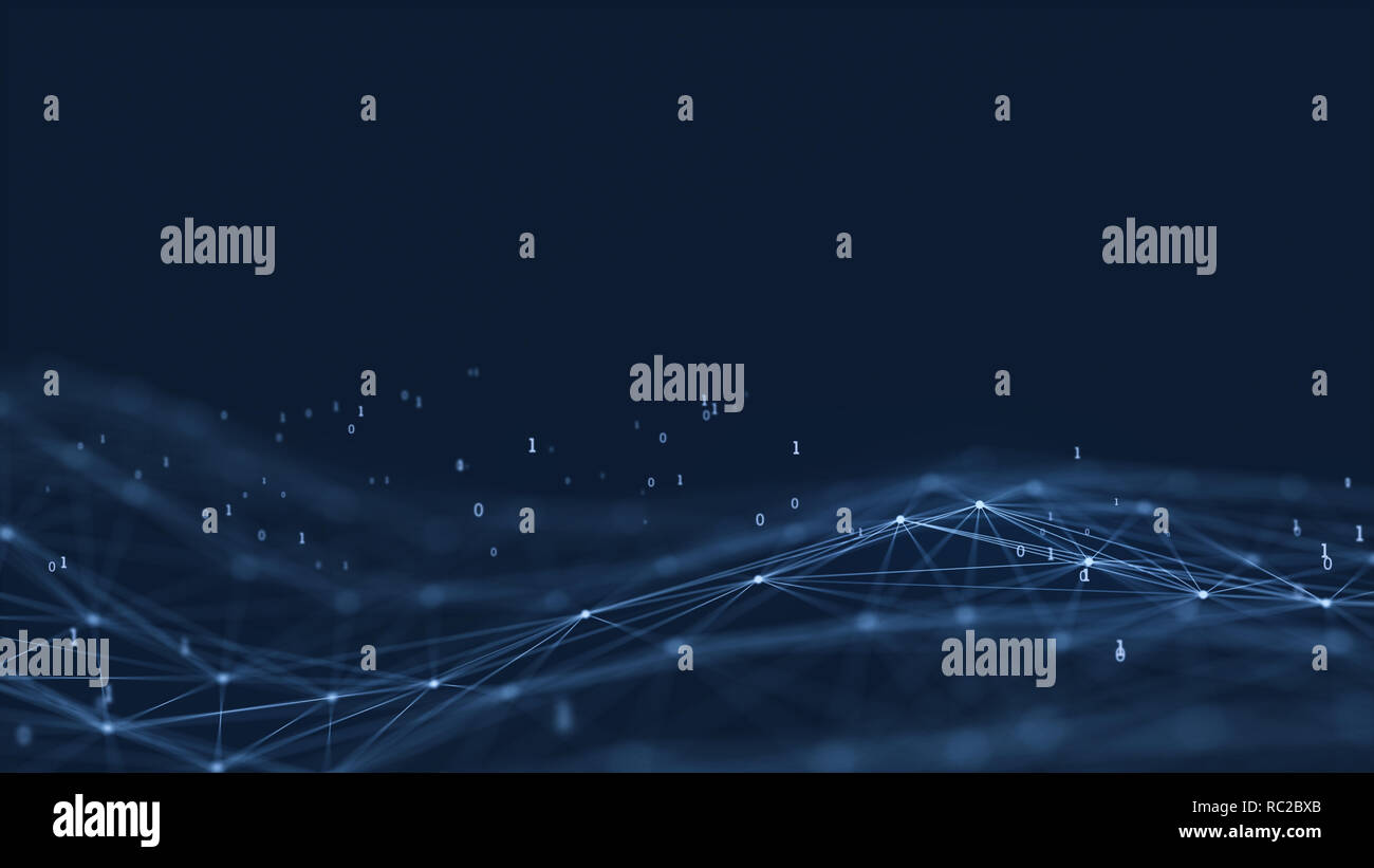 Plexus abstract network titles technology digital background.Geometrical shape with triangle ...