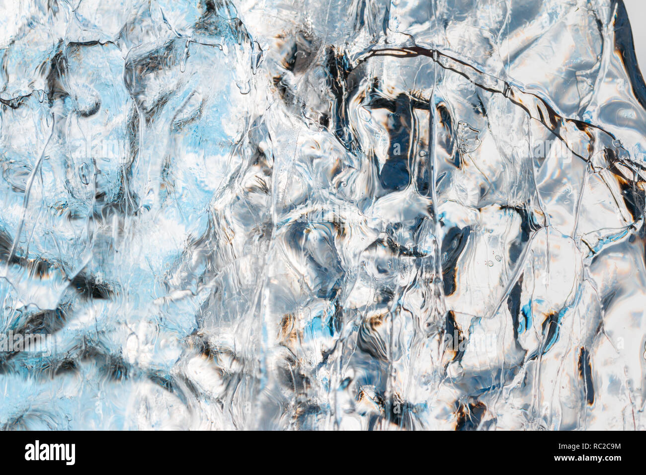 clear block of ice in sun light Stock Photo - Alamy
