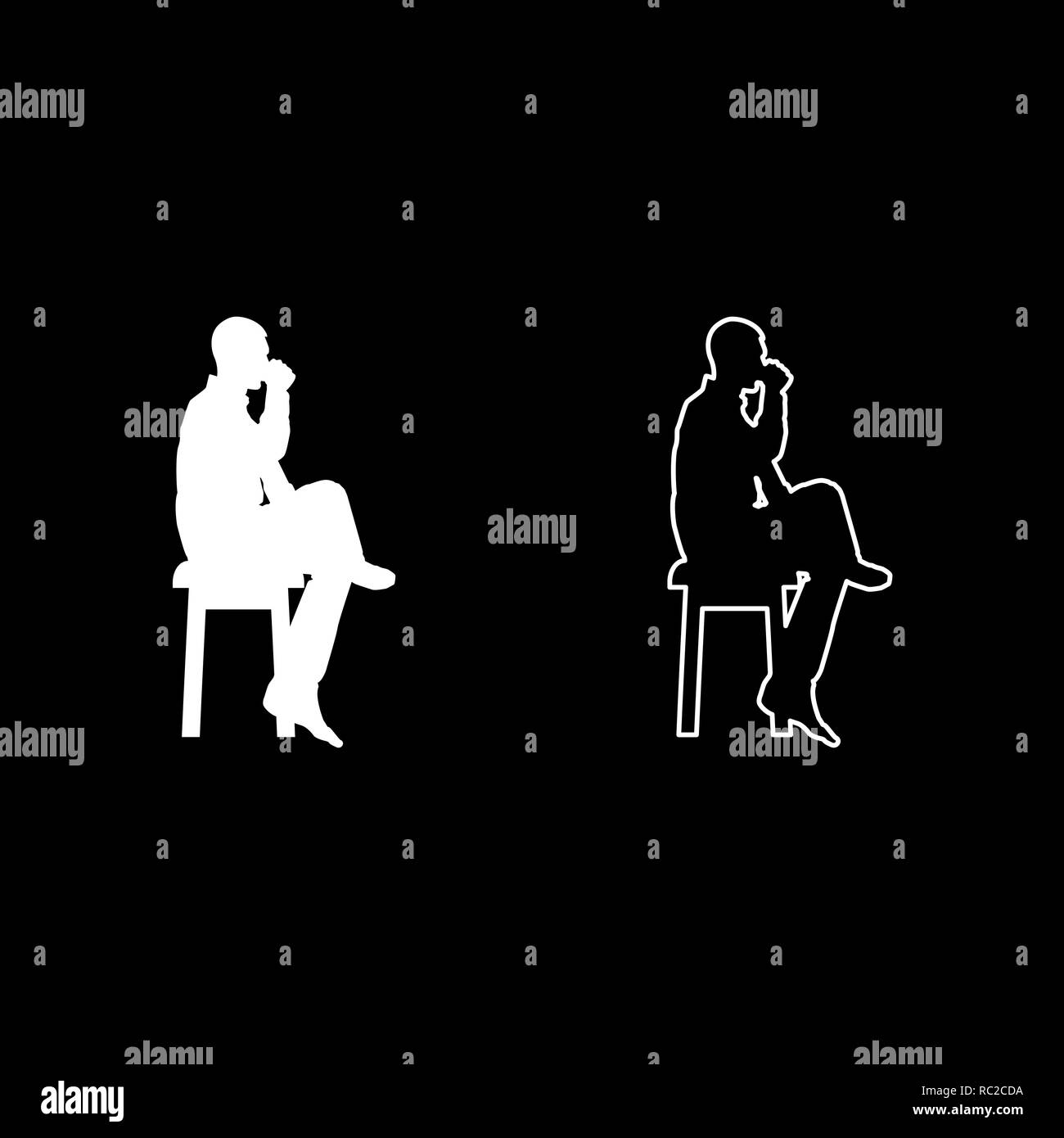 Crossed leg Black and White Stock Photos & Images - Alamy