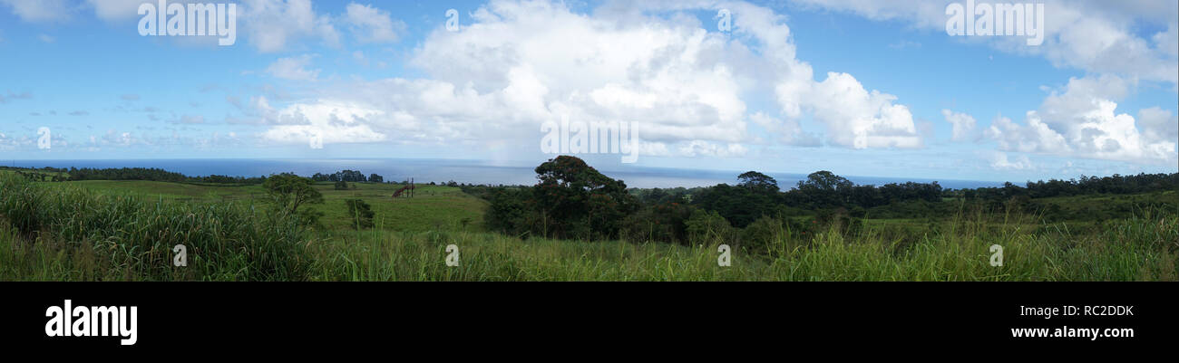 Panoramic view hawaii hi-res stock photography and images - Alamy