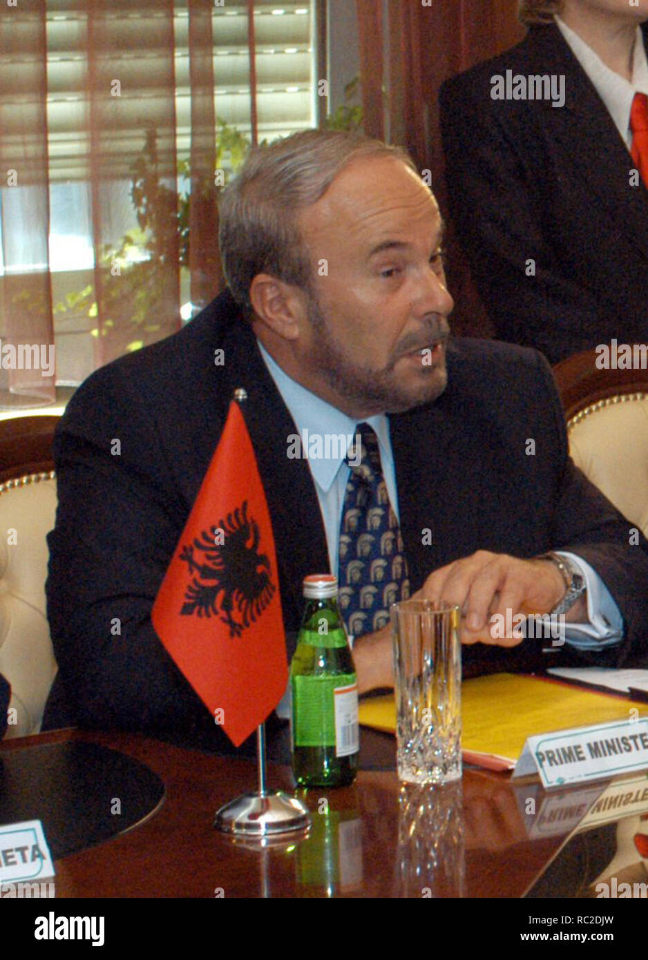 Fatos Nano, Fatos Thanas Nano (b.1952) Albanian socialist politician ...