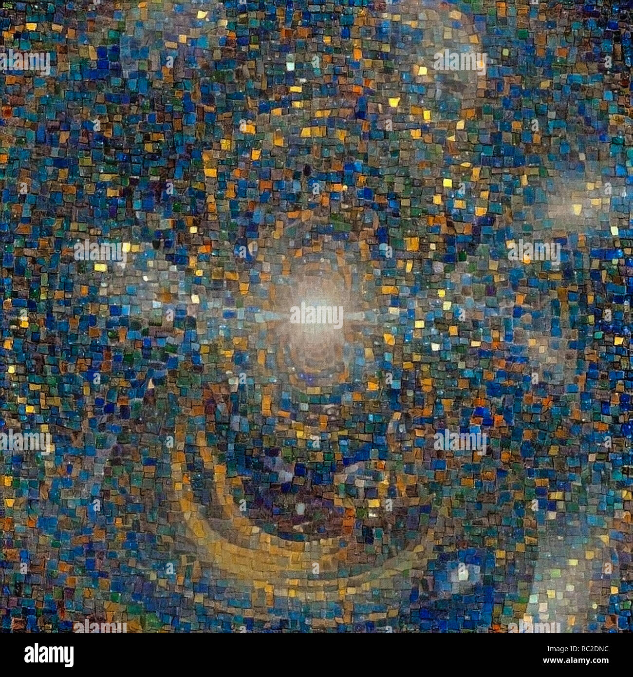 Abstract concentric square mosaic background hi-res stock photography ...