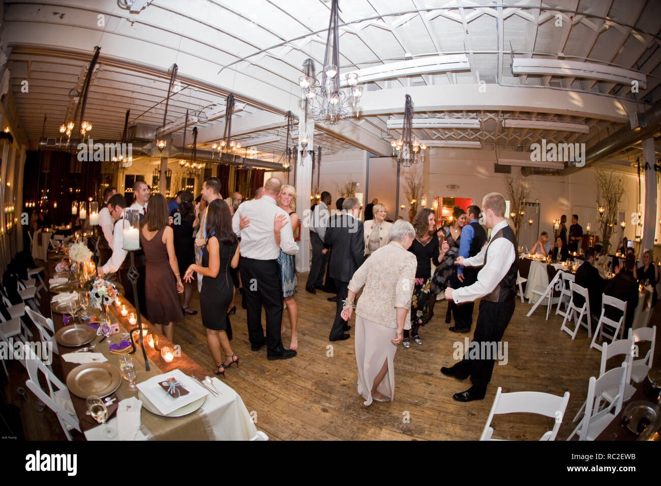 People dancing at wedding reception party Stock Photo - Alamy
