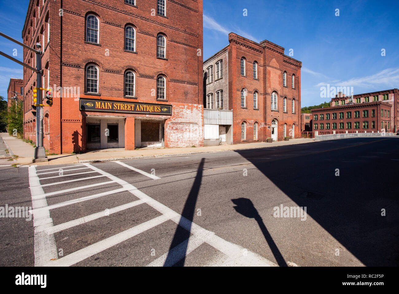 Main Street Antiques building in Orange, Massachusetts, now closed ...