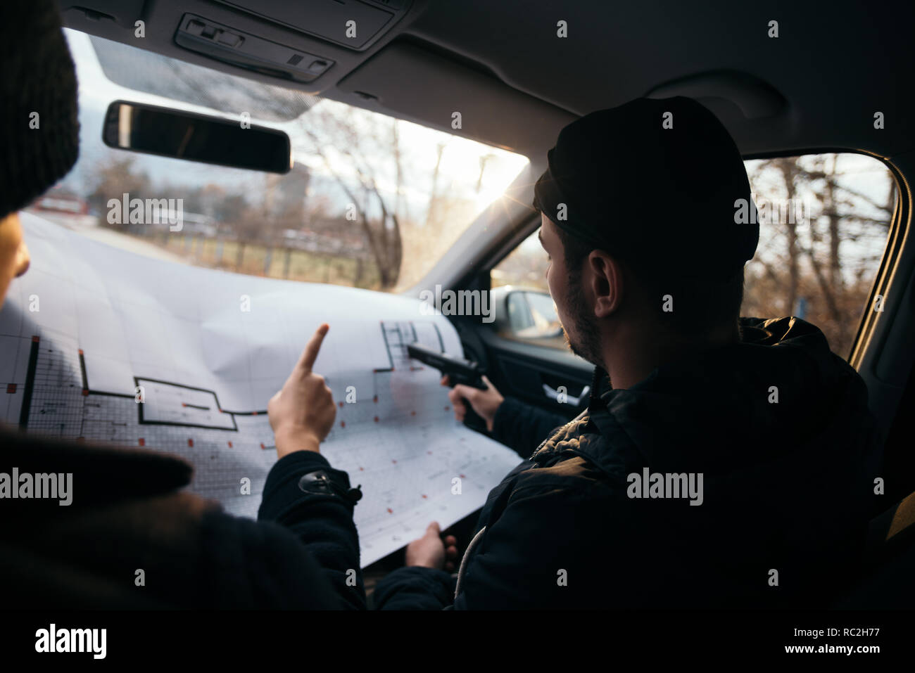 Blueprint for robbery hi-res stock photography and images - Alamy