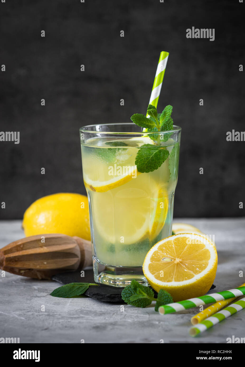 Lemonade Traditional Summer drink Stock Photo - Alamy