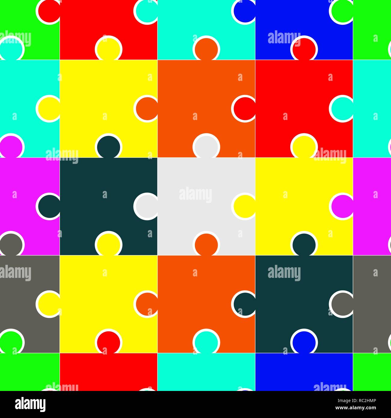 Jigsaw puzzle board Stock Vector Images - Alamy