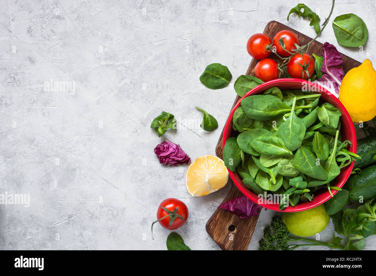 Green food background Stock Photo - Alamy