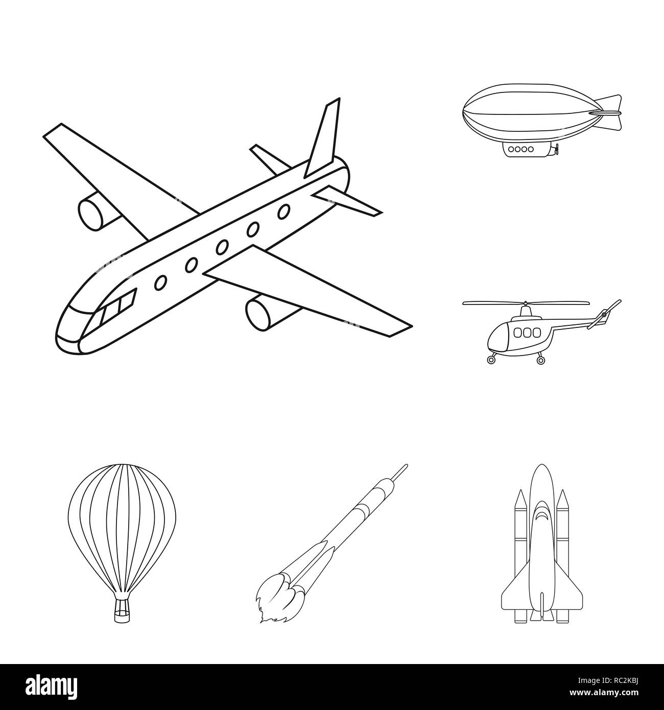 Balloon,airplane,aircraft,commercial,aeroplane,plane,jet,mockup,front ...