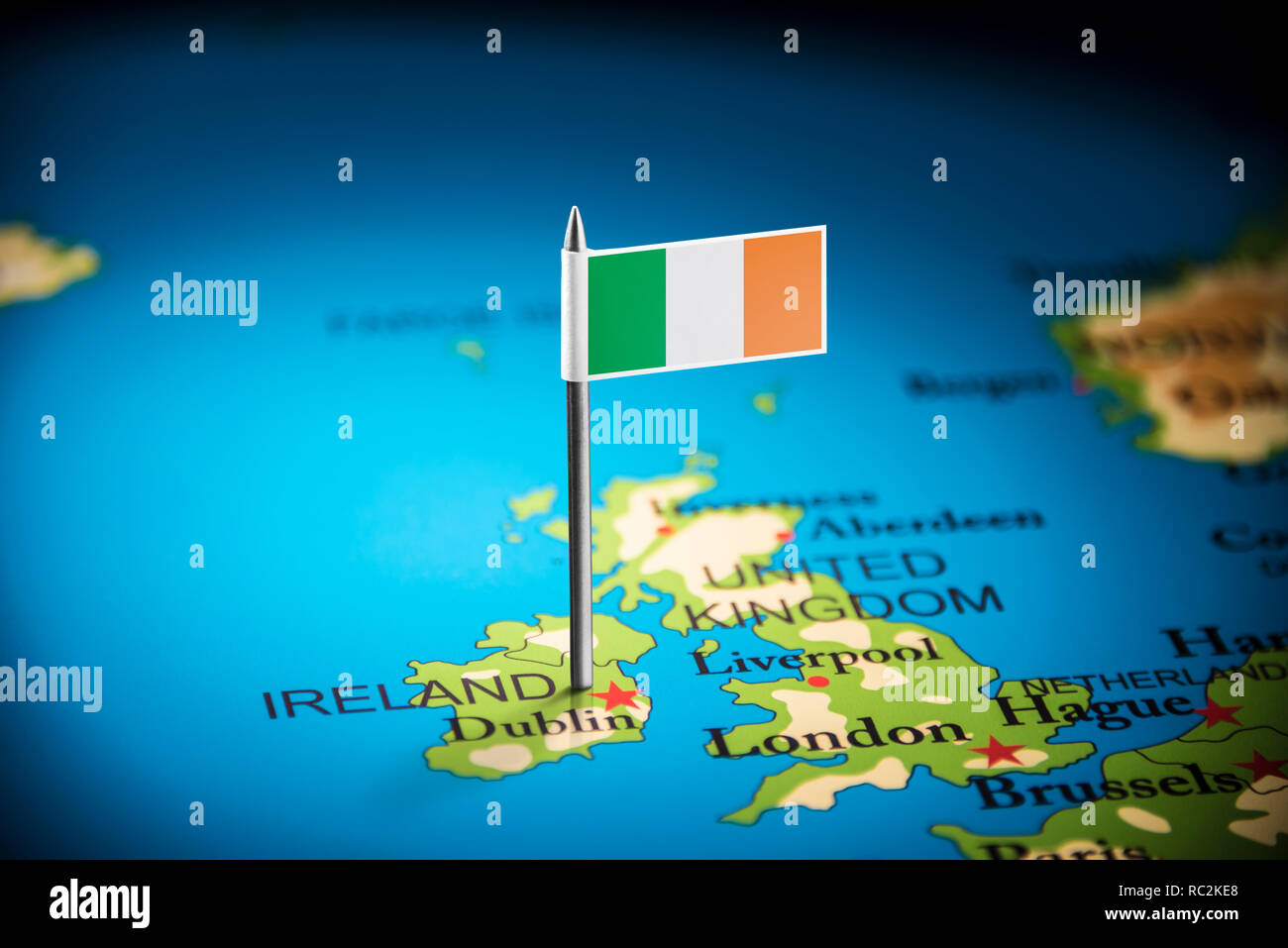 Map of irish border hi-res stock photography and images - Alamy