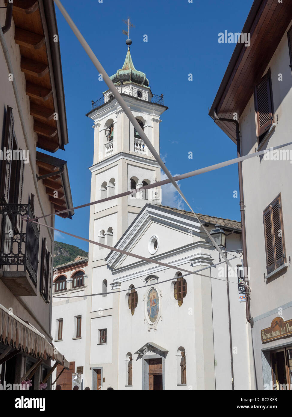 Susa, Turin, Piedmont, Italy: historic church known as Chiesa del Ponte ...