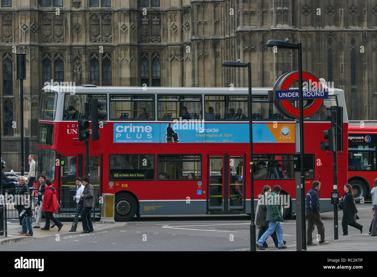 Double deck bus, London, Great-Britain, UK Stock Photo - Alamy