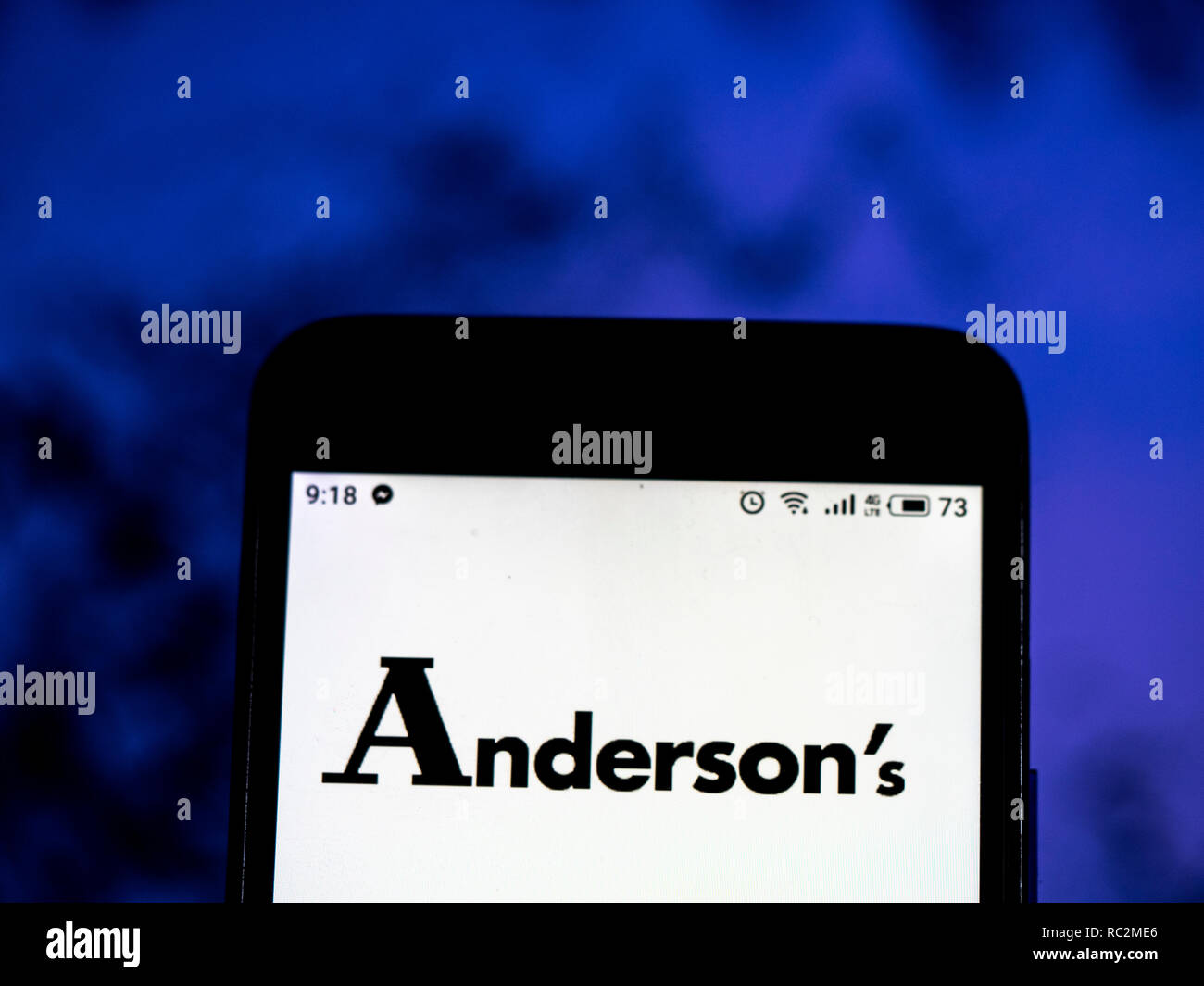 The Andersons, Inc. logo seen displayed on smart phone Stock Photo - Alamy