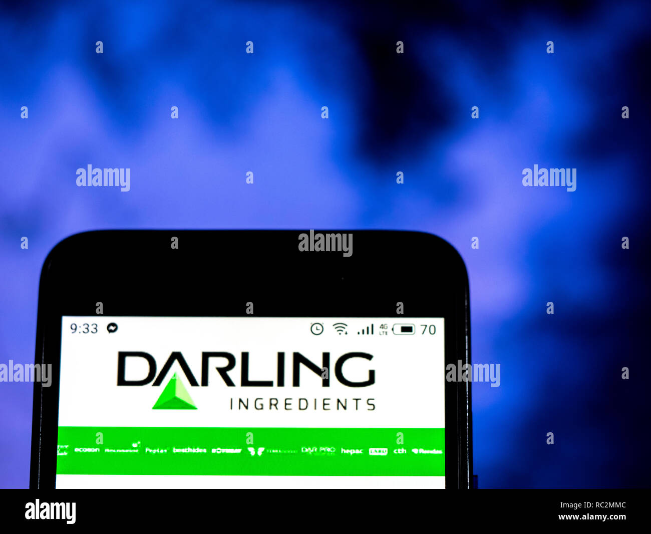 Darling Ingredients Other animal food manufacturing company logo seen ...
