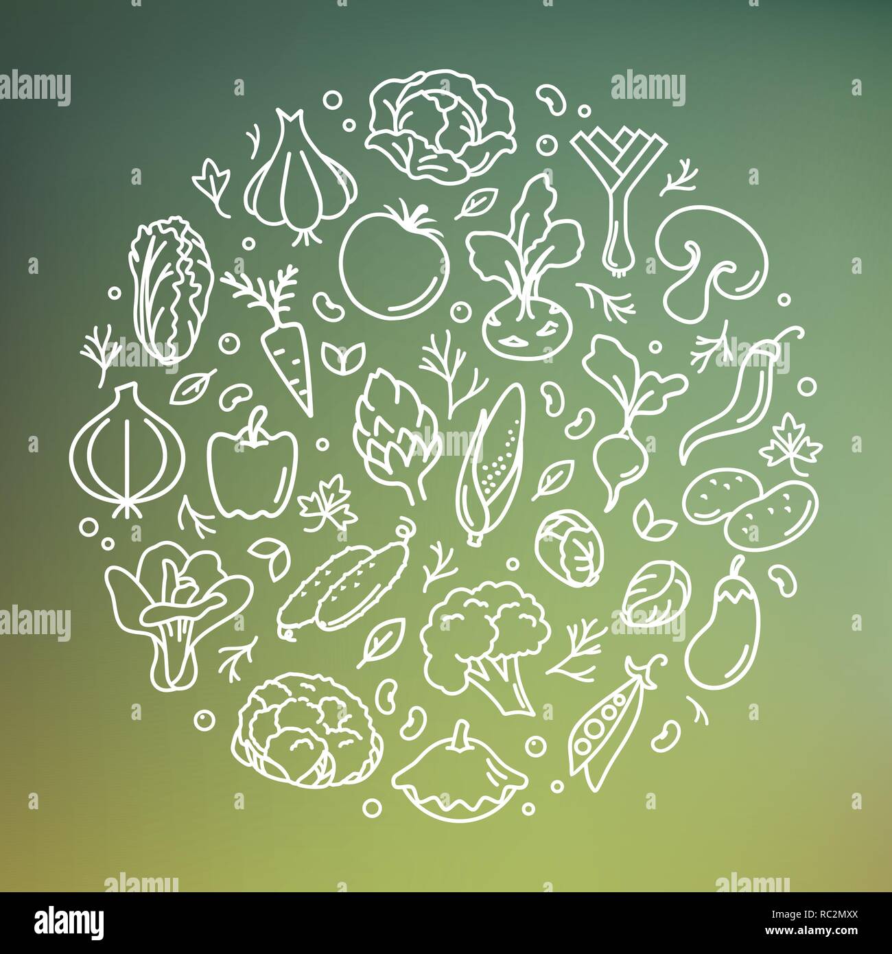 Icon thin circle design Stock Vector Images - Alamy