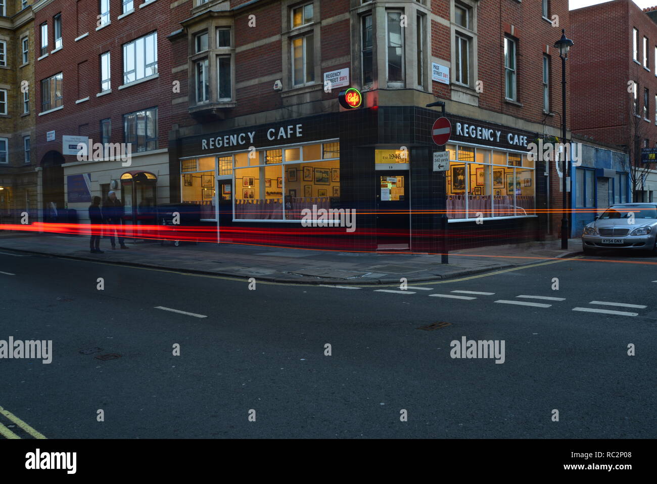 London: Regency Cafe Stock Photo - Alamy