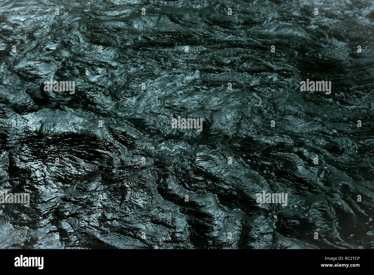 Abstract dark blue Waterfall wave water background texture Stock Photo ...