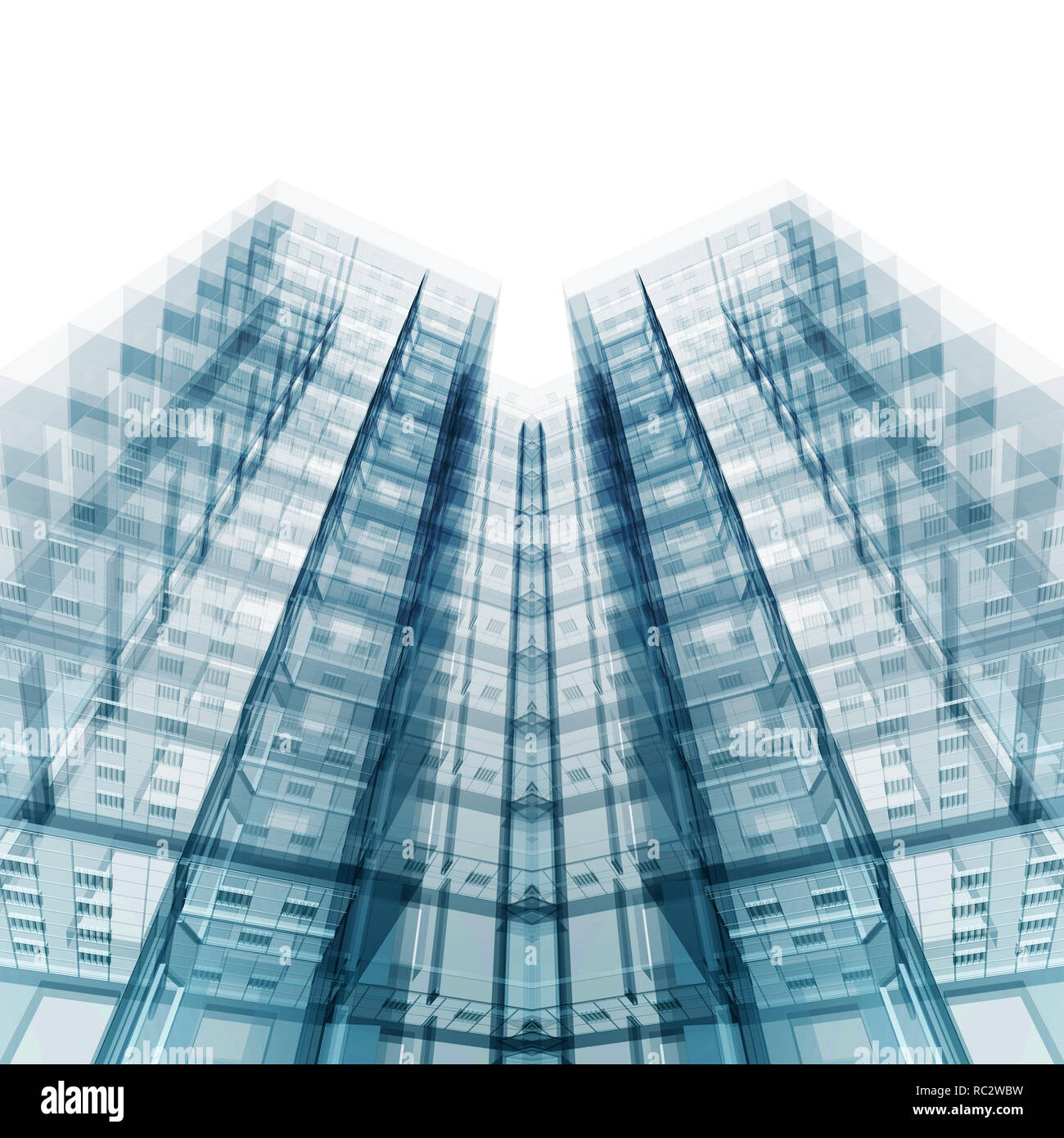 Office building 3d rendering hi-res stock photography and images - Alamy