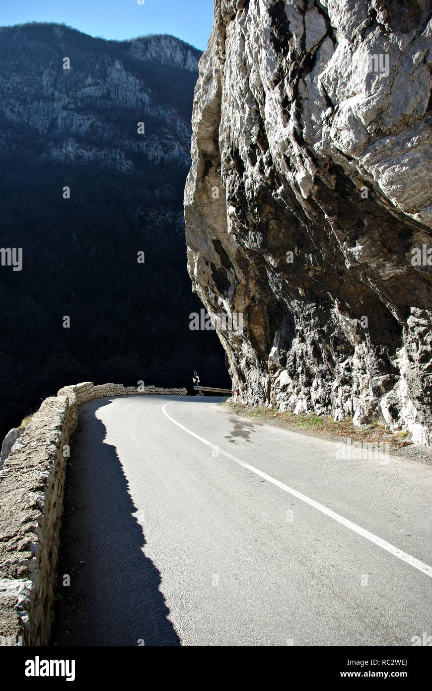 Running through mountainous area of Homolje, the Mlava river carved out ...
