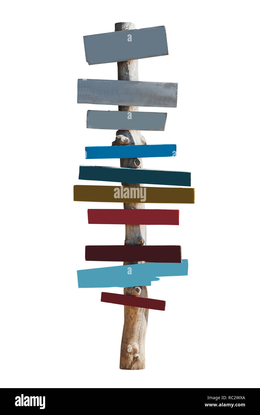 wooden sign for entertainment isolated on white Stock Photo - Alamy