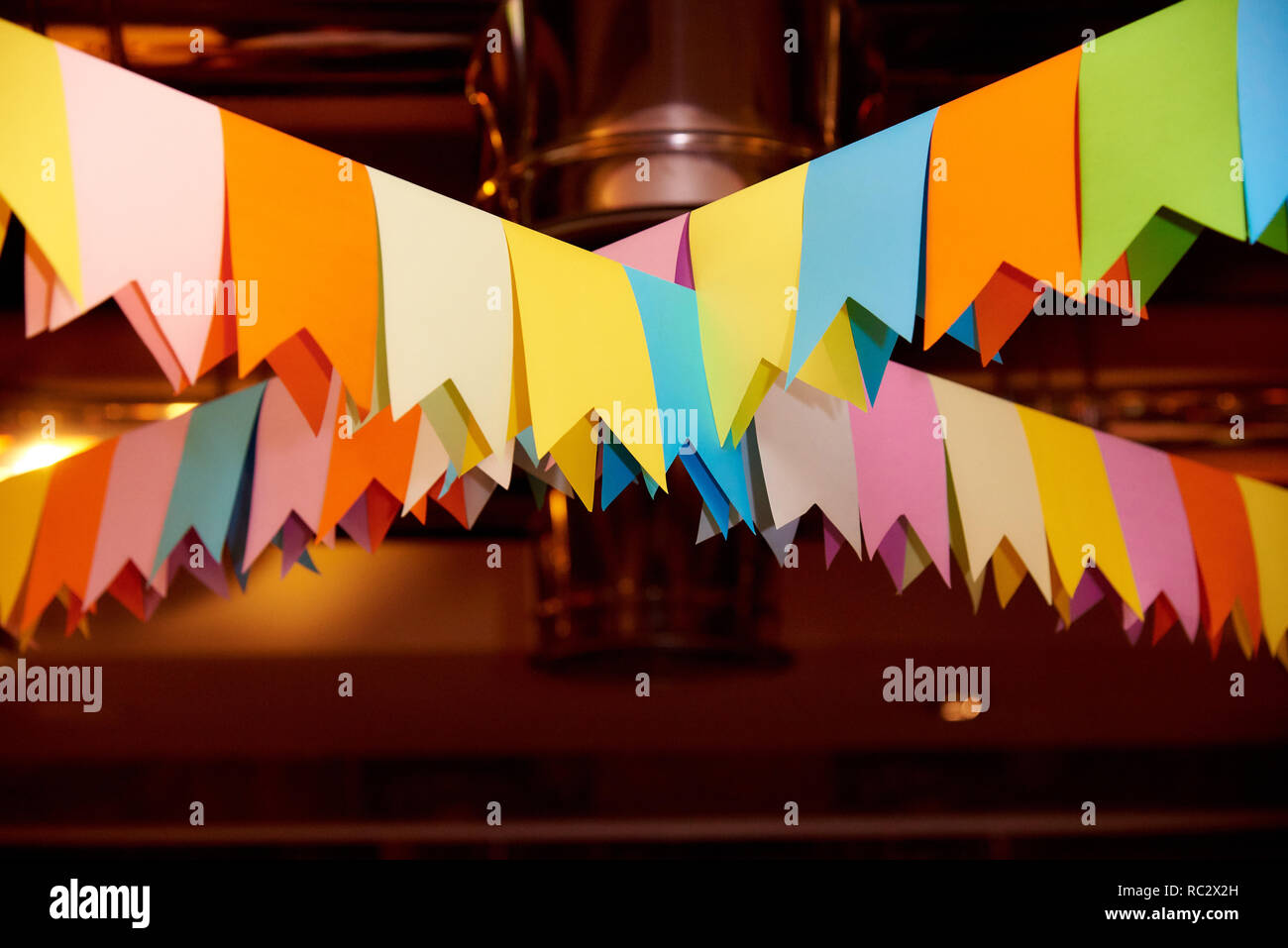 Flags Hanging Ceiling High Resolution Stock Photography and Images - Alamy