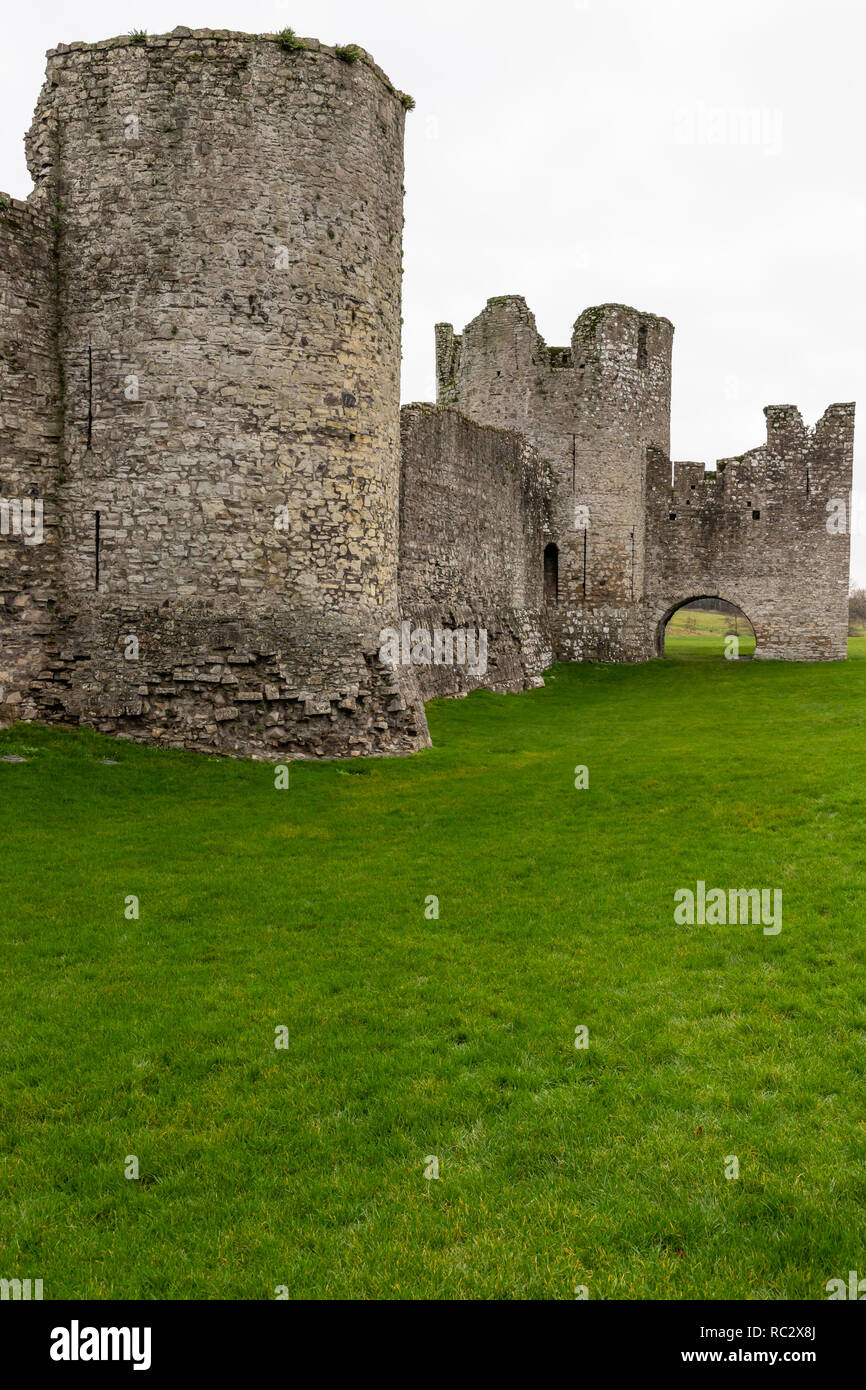 Ruins of Trim castle, Meath, Ireland Stock Photo - Alamy