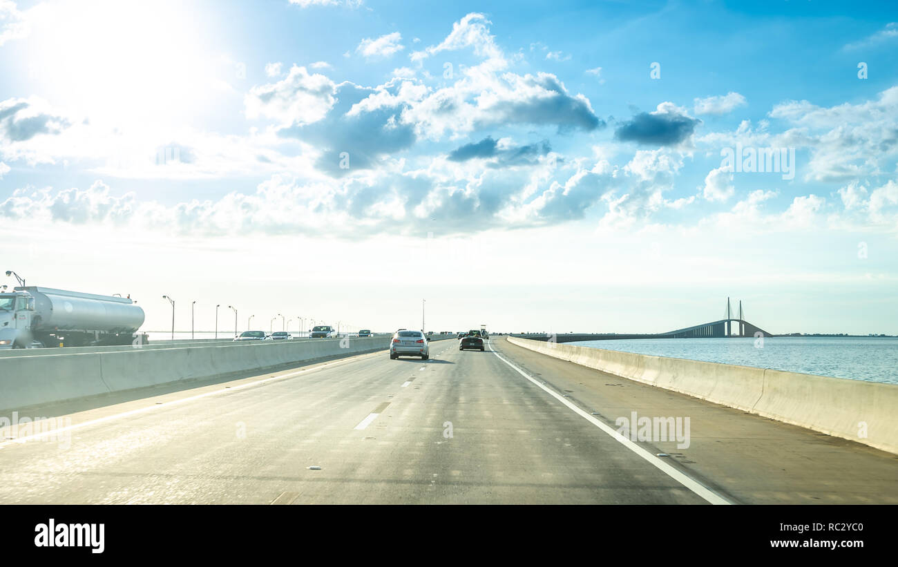 Bob graham sunshine skyway bridge hi-res stock photography and images ...