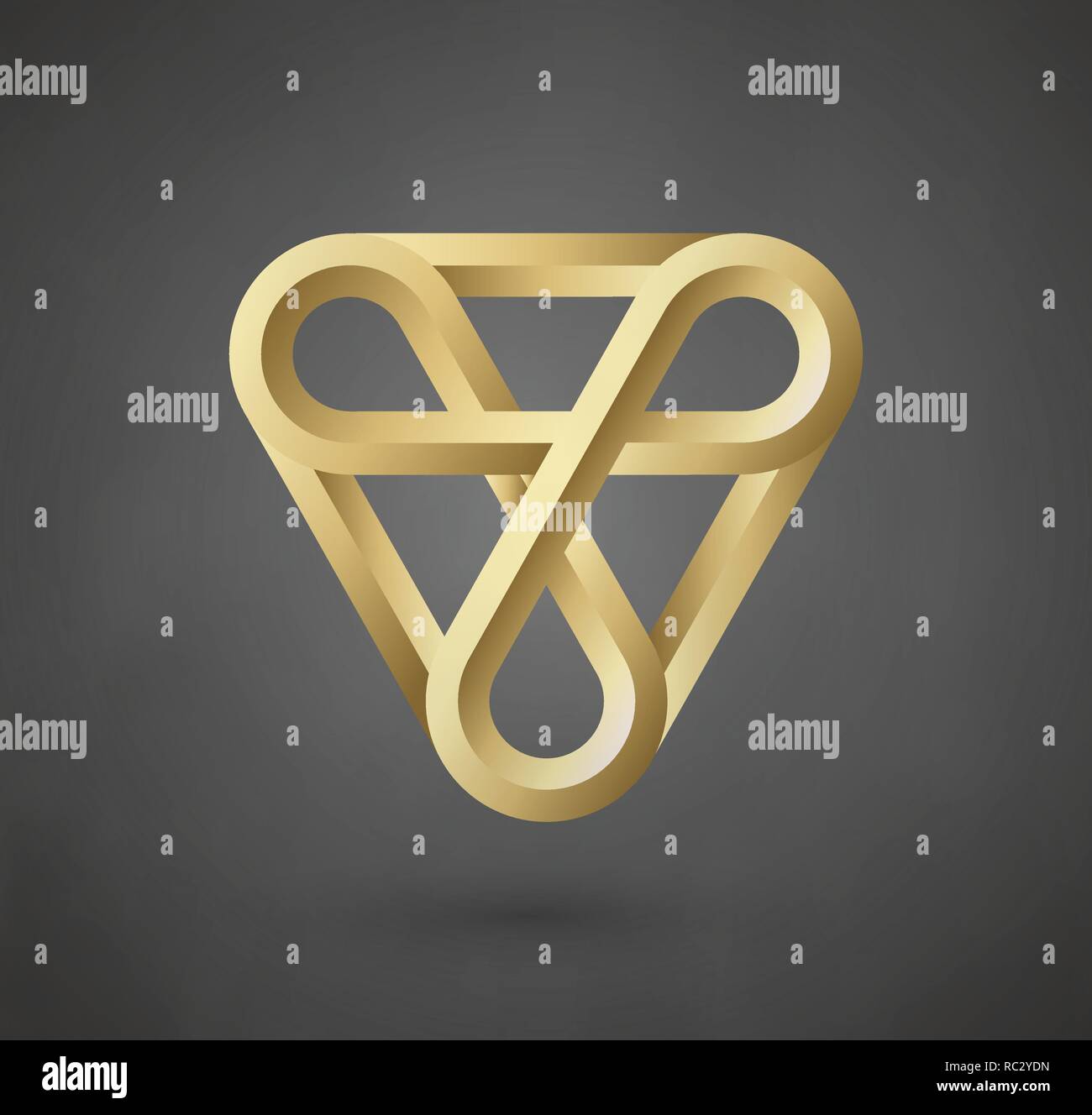 Gold logo design. Vector sign for business company. Luxury gold sign ...