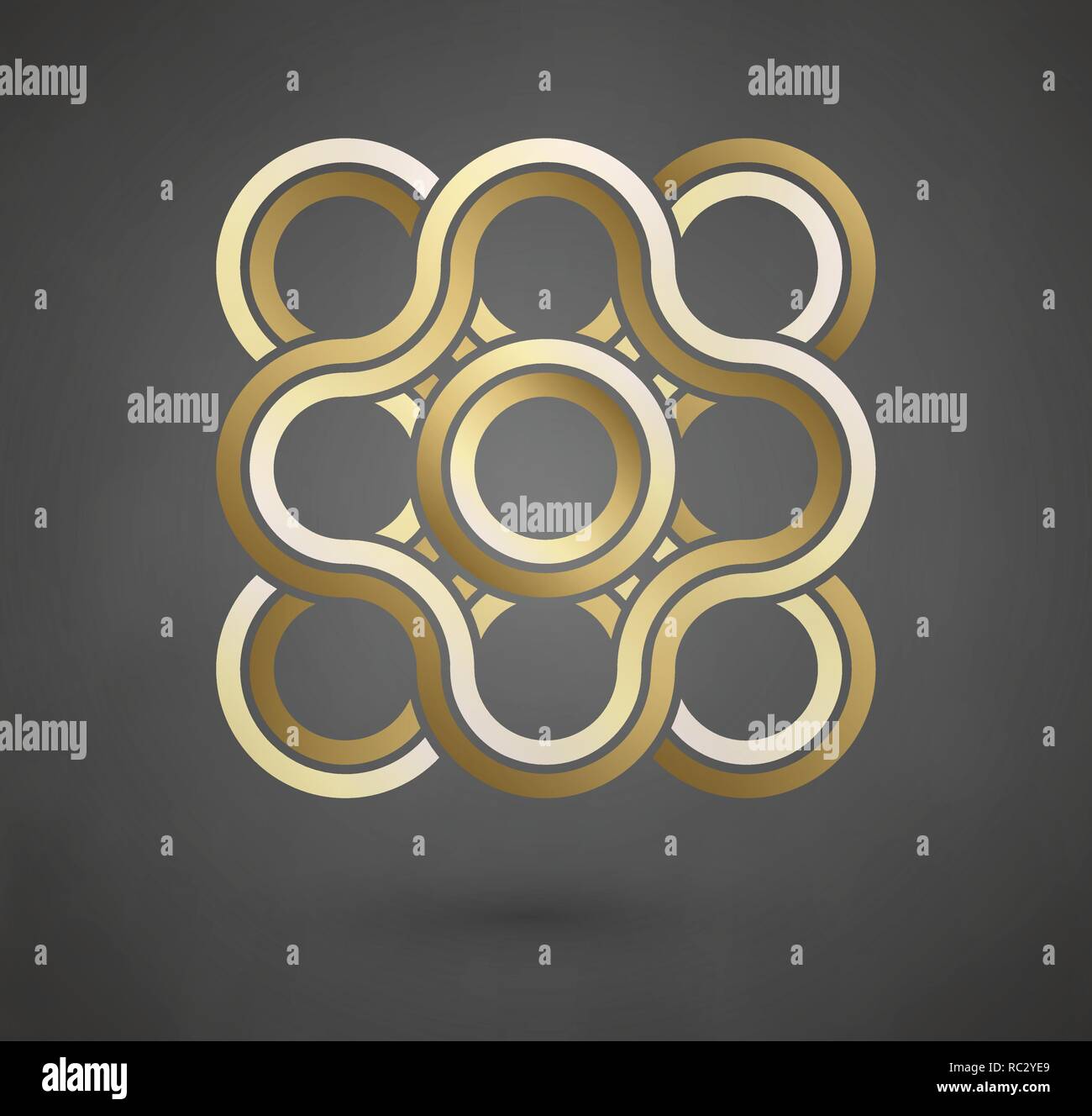 Gold logo design. Vector sign for business company. Luxury gold sign ...