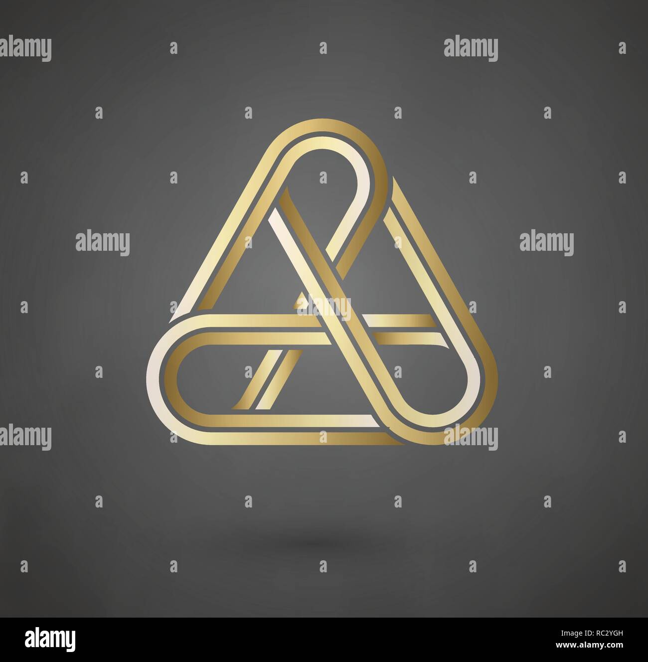 Gold logo design. Vector sign for business company. Luxury gold sign ...