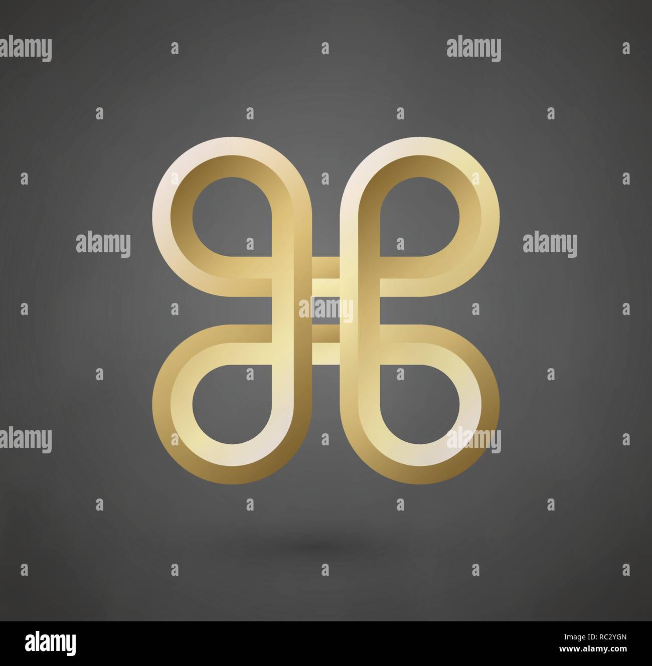 Gold logo design. Vector sign for business company. Luxury gold sign ...