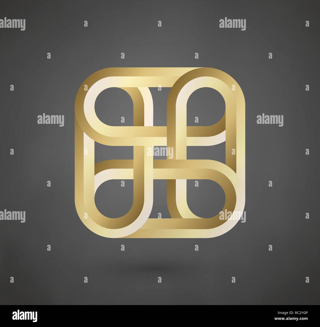 Gold logo design. Vector sign for business company. Luxury gold sign ...