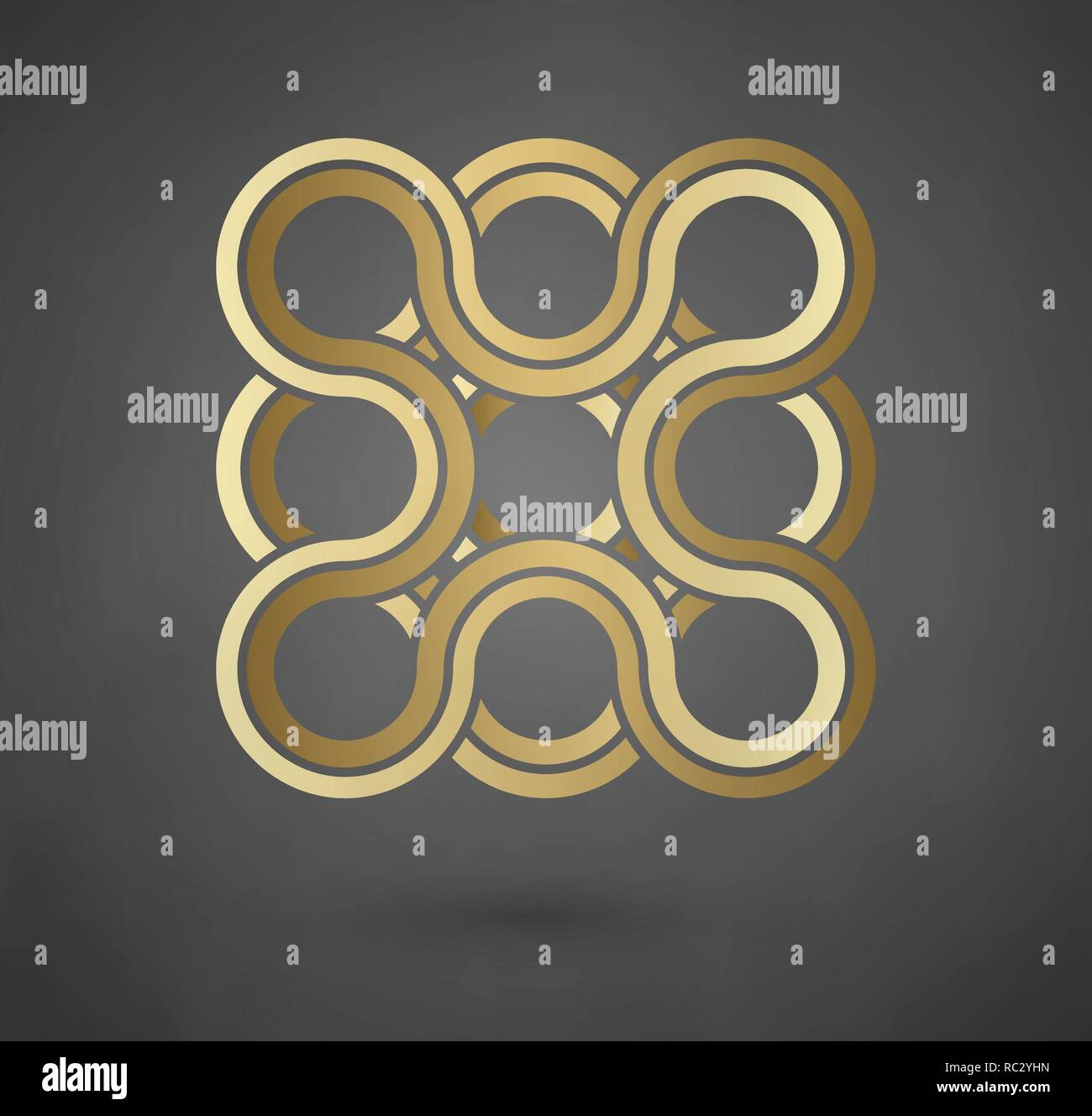 Gold logo design. Vector sign for business company. Luxury gold sign ...